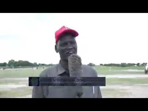 Riek Bim Top visit to the flood-ravaged Leer County Unity State - South ...