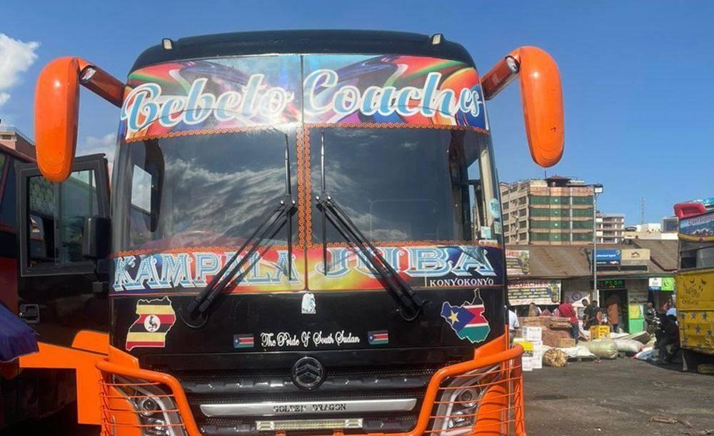 Passenger bus catches fire on Juba-Nimule highway - South Sudan