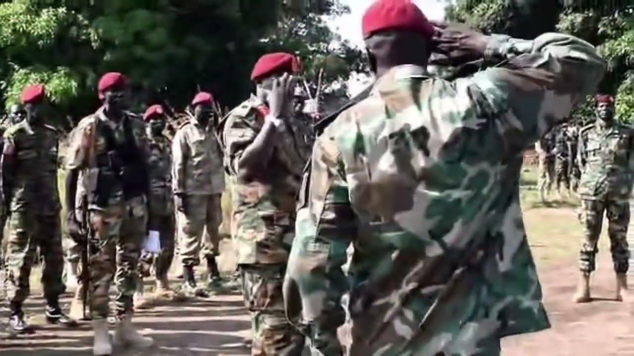 COL. MIKE MIKE IN MILITARY ACTION RAISING MORAL OF THE SOLDIERS - South ...