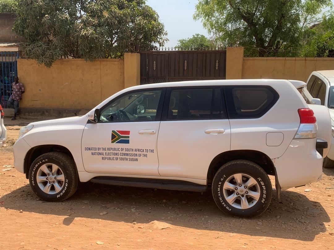 South Africa donates vehicle to South Sudan election commission - South ...
