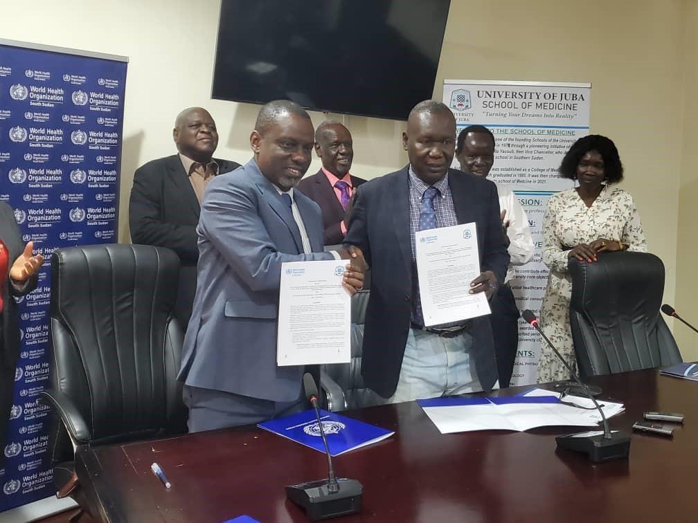 University of Juba, WHO sign research partnership agreement - South Sudan