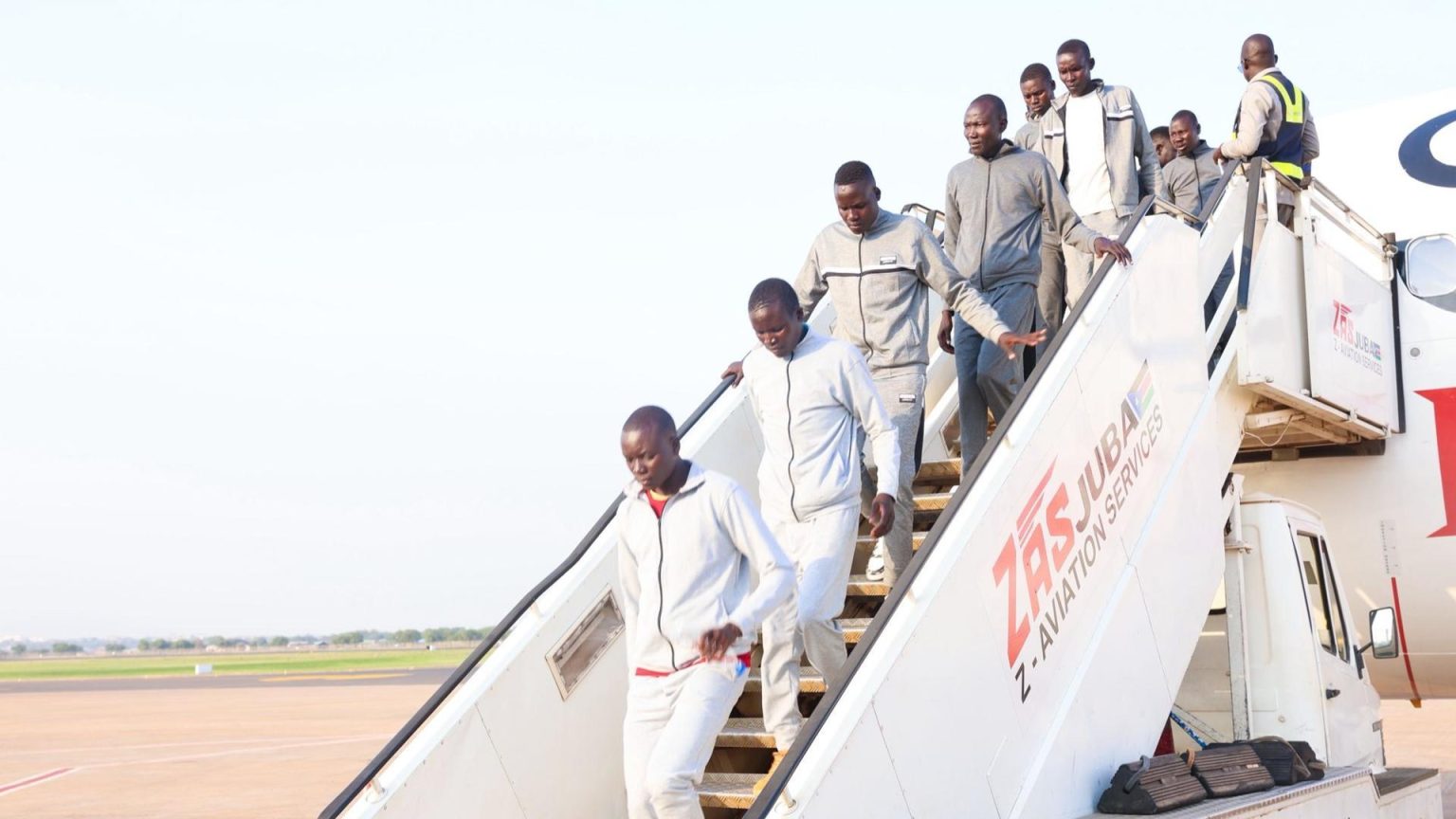 Eastern Equatoria Youth Released by Ethiopia Arrive Juba - South Sudan