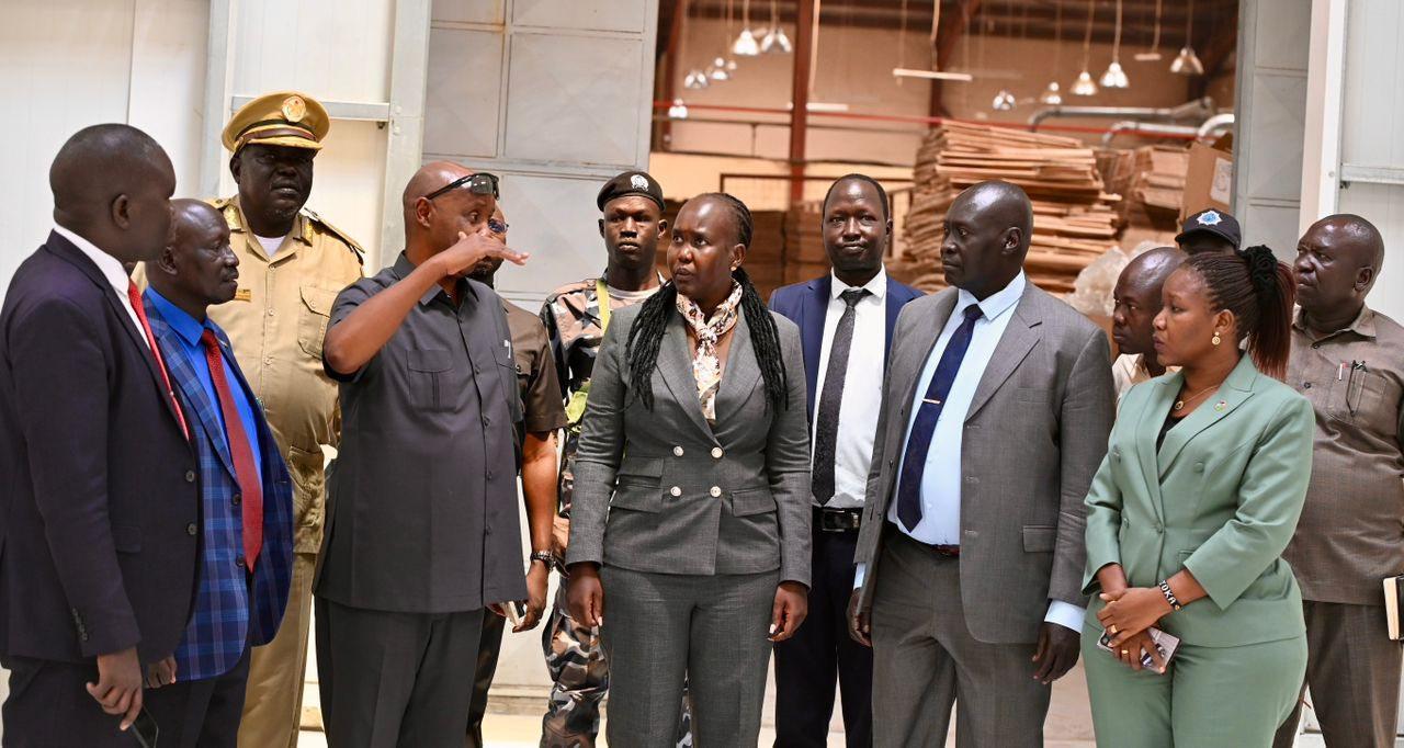 Government inspects key manufacturing hub in Yei River County - South Sudan