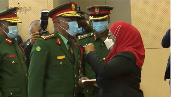 President Samia administers oaths of new CDF, chief of Staff - Tanzania