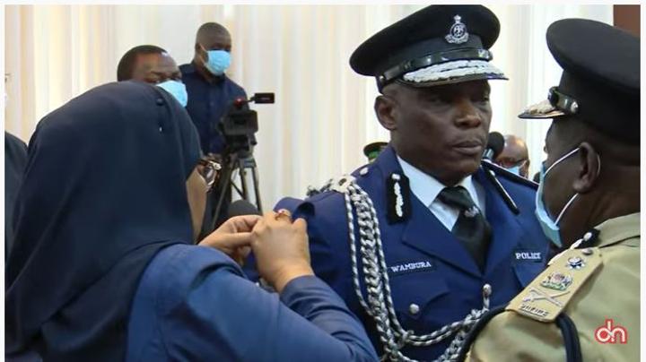 President Samia swears in Wambura as new IGP - Tanzania