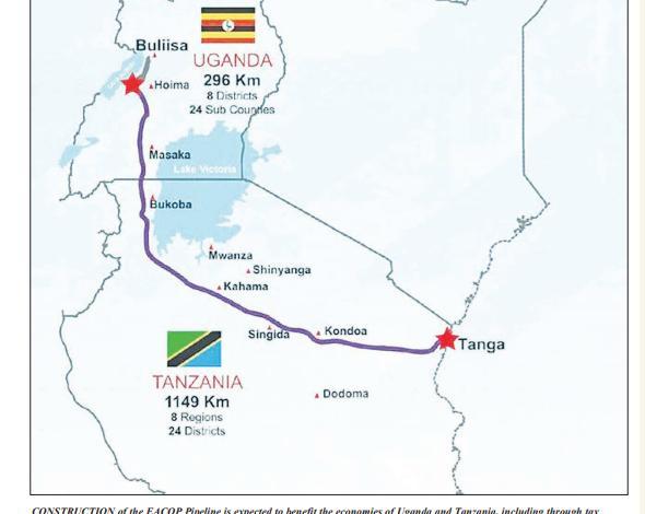 EACOP first 100 km consignment pipes arrive in Dar - Tanzania