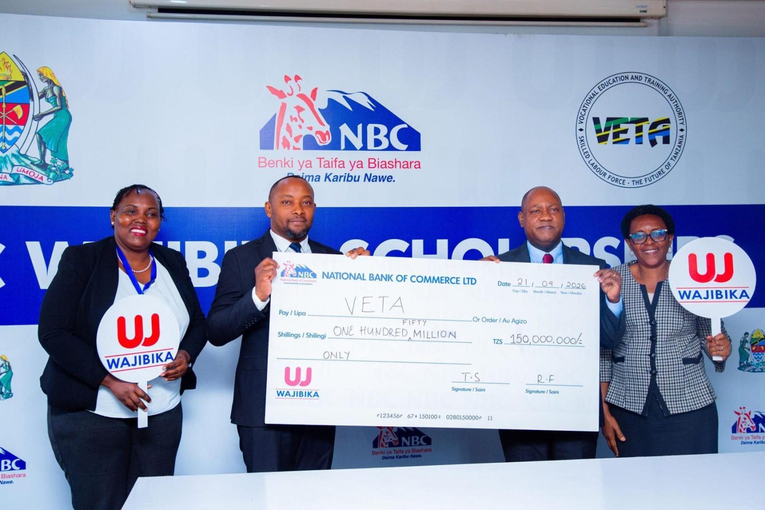 NBC, VETA Launch Major Youth Skills Drive - Tanzania