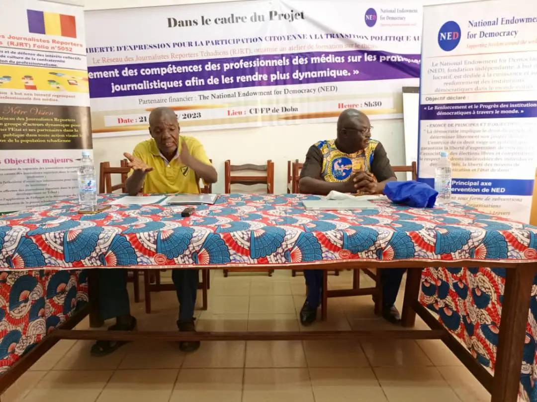le RJRT organise un atelier de formation à Doba pour les médias de la ...