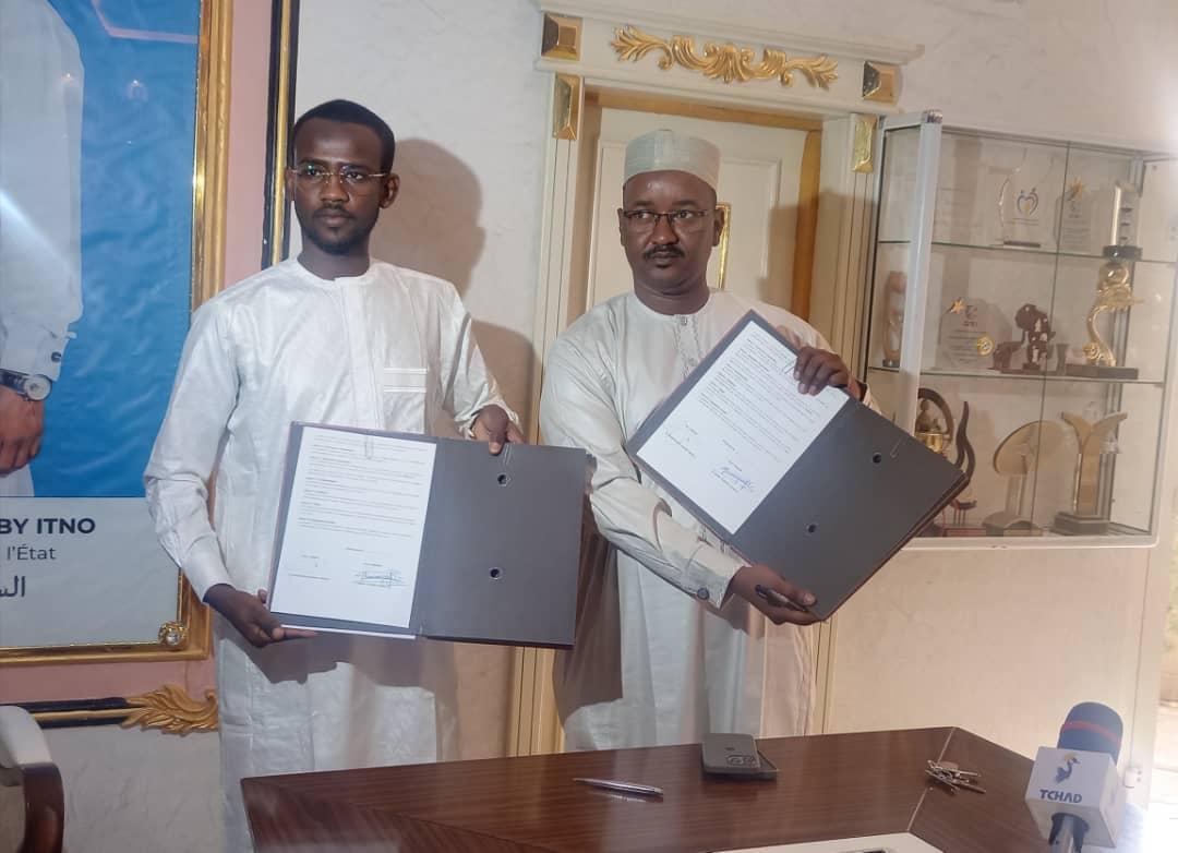 signature de convention de partenariat entre l'ONAPE et l'ANADER - tchad