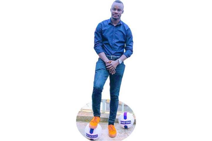 Smith makes footballs out of recycled plastic - Uganda