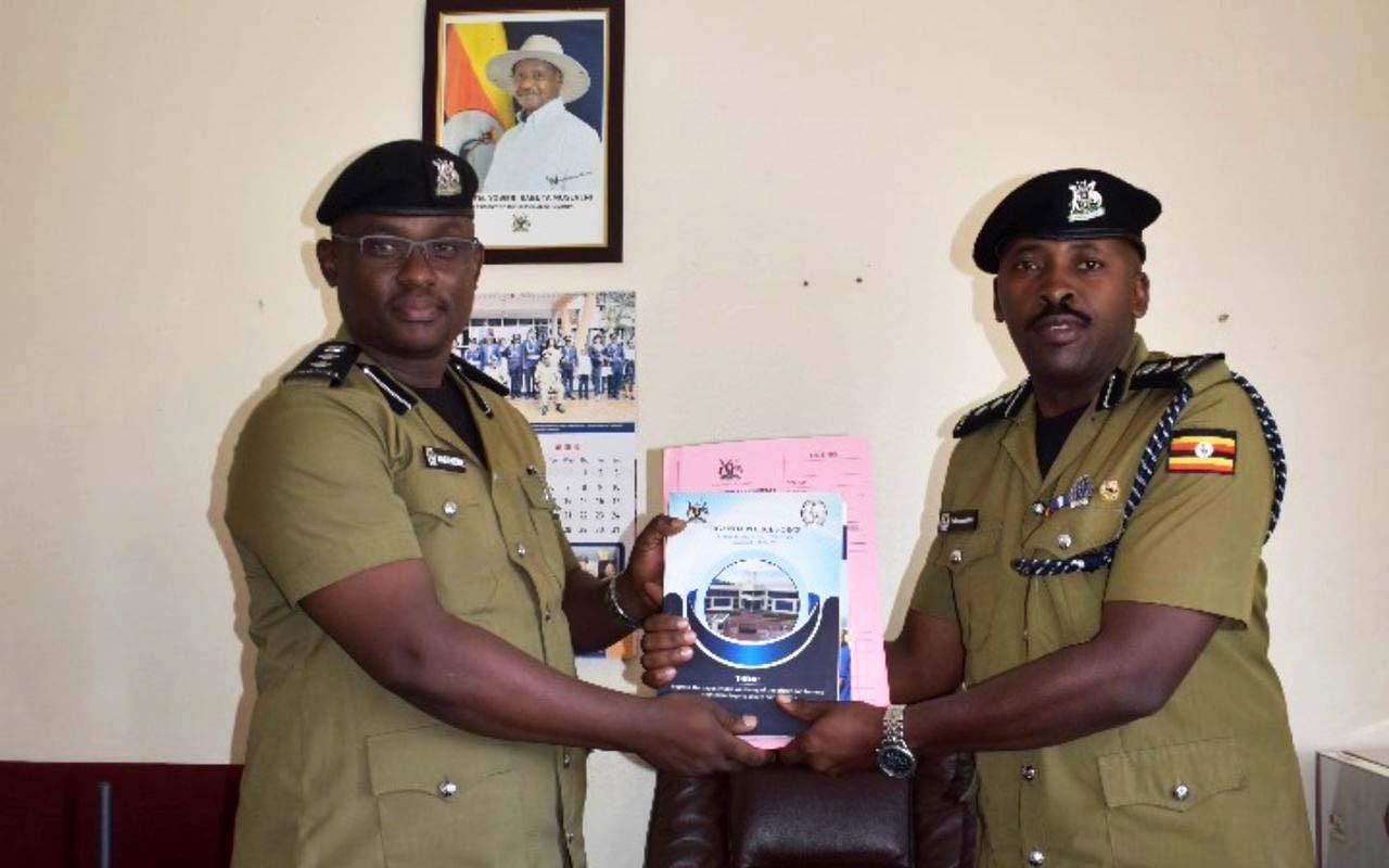 Muheirwe Hands over Entebbe DPC Office to Twinomugisha - Uganda