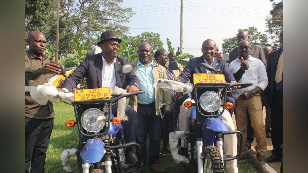 Govt Gives Workers over 400 Motorcycles to Boost Livestock Disease ...