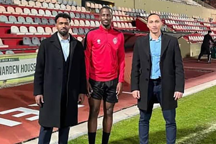 Alpha Ssali in Spain for Football Trials - Uganda