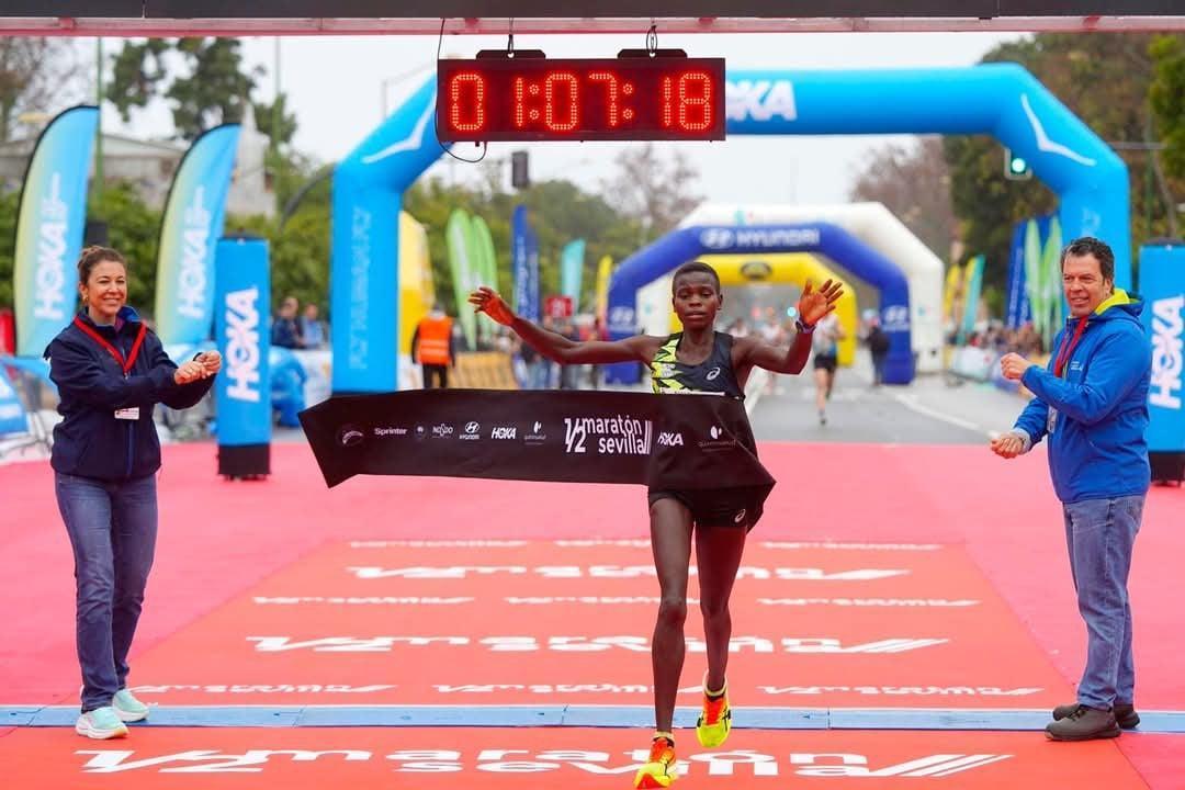 Uganda'S Chelangat Wins Sevilla Half Marathon - Uganda
