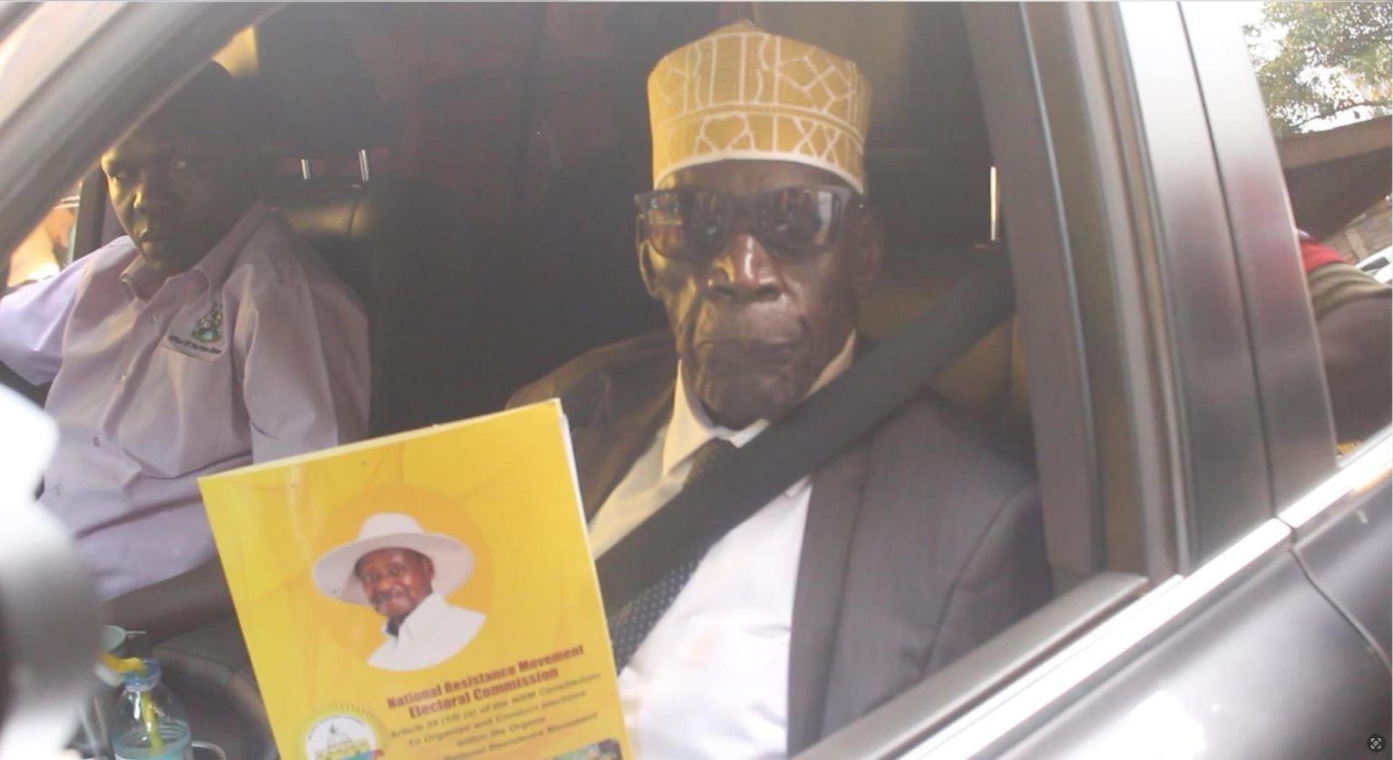 Moses Ali, 86, Picks NRM Nomination Forms Without Stepping out of Car ...