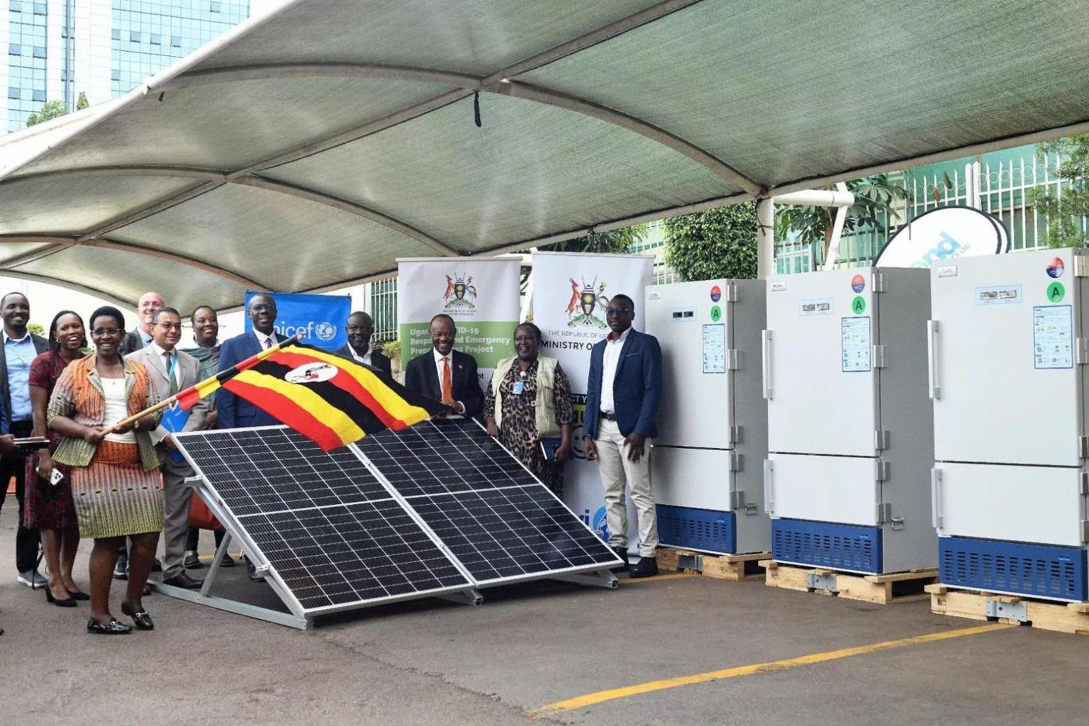 Africa Cdc Donates Solar Cold Chain Equipment in Uganda - Uganda