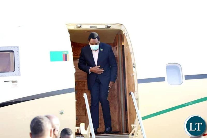 President Hichilema arrives at N’cwala ceremony - Zambia