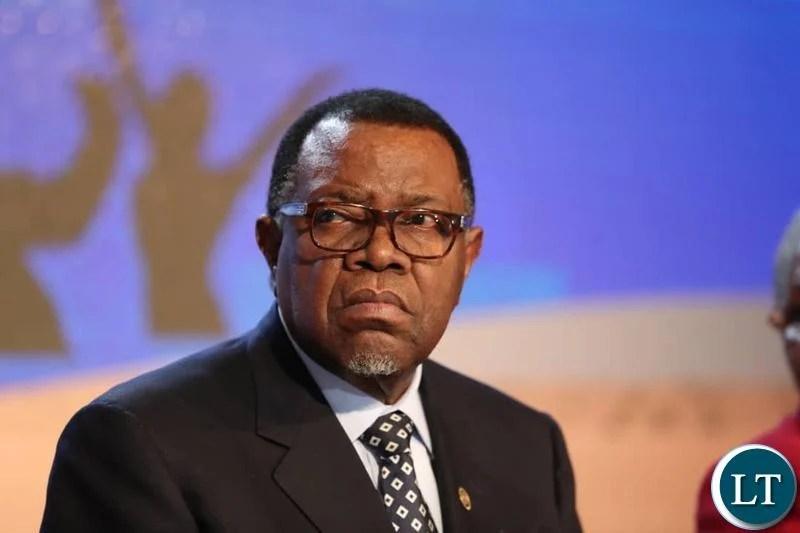 Namibian President Hage Geingob describes Rupiah Banda as a statesman ...