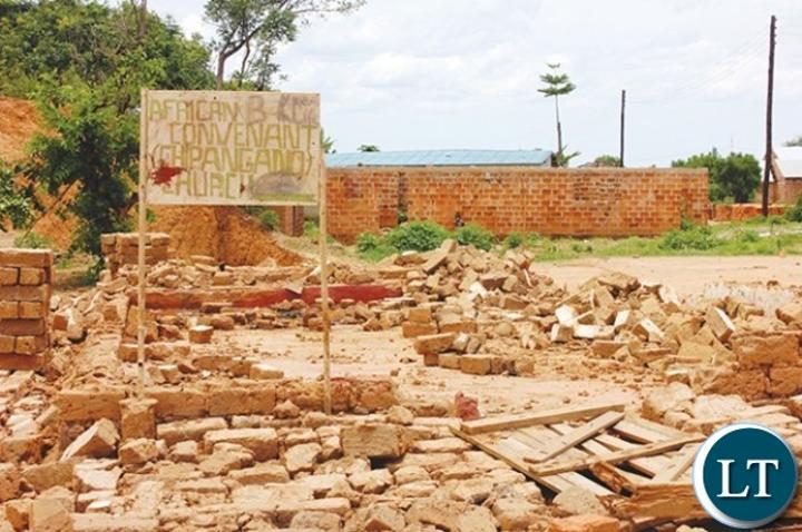 Build strong structures that can withstand storms – DC - Zambia