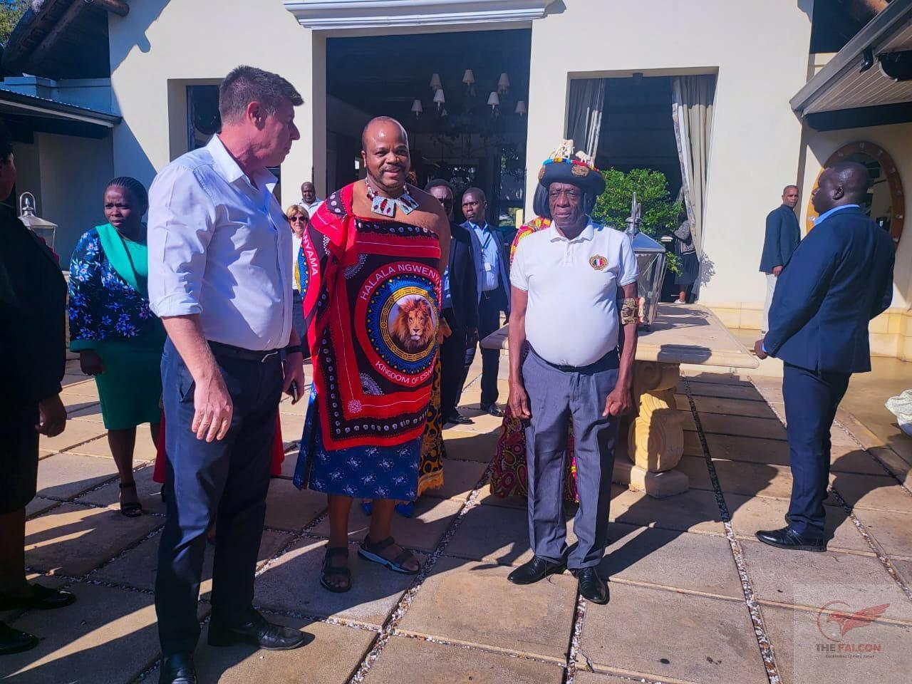 Chief Mukuni of the Toka leya people meets His Majesty King Mswati III ...