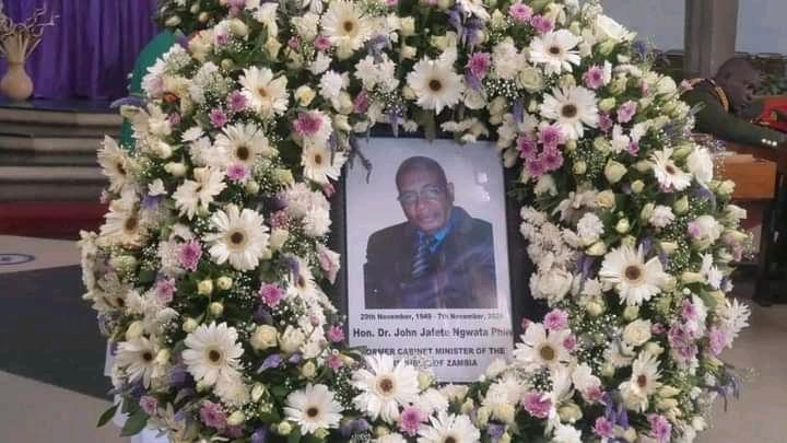 LATE FORMER CABINET MINISTER JOHN PHIRI PUT TO REST - Zambia
