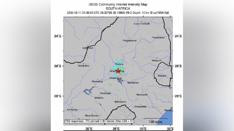 Johannesburg shaken by 5.0 earthquake - zimbabwe